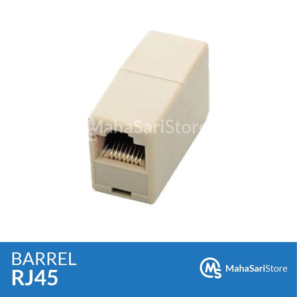 Jual Barrel / Barel / Sambungan Kabel Lan UTP RJ45 / RJ-45 Female to ...
