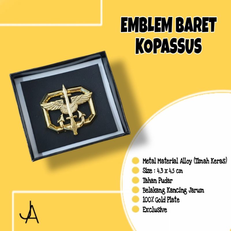 Jual EMBLEM KOPASSUS BARET BREVET KOPASSUS BRIVET | Shopee Indonesia