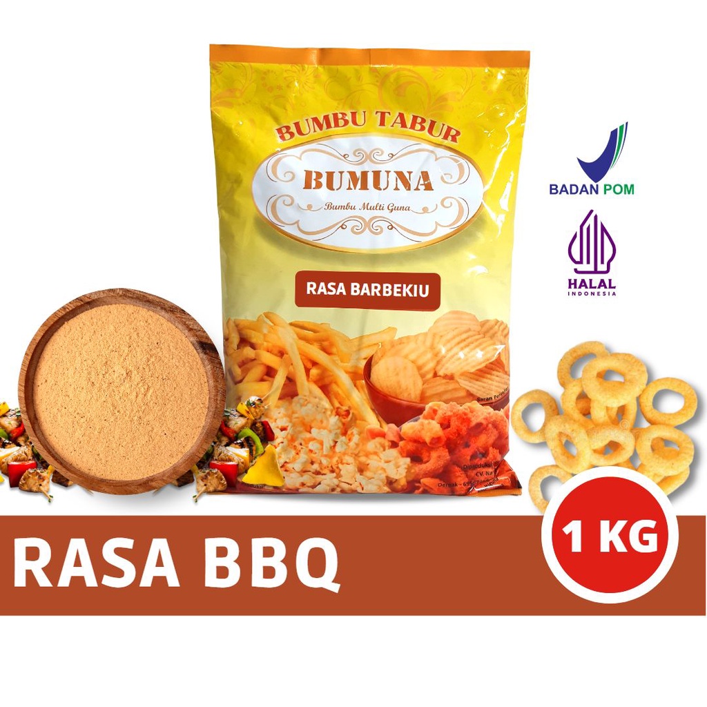Jual Bumbu Tabur BBQ 1Kg BUMUNA / Bubuk Tabur Barbeque / Bumbu Cemilan ... Jual Bumbu Tabur BBQ 1Kg BUMUNA / Bubuk Tabur Barbeque / Bumbu Cemilan ...