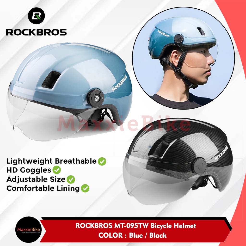Jual ROCKBROS MT095 Helm Sepeda Lipat MTB Road Bike Scooter Cycling ...