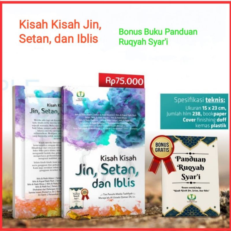 Jual Kisah Jin Setan dan Iblis Plus Bonus Buku Panduan Ruqyah Syar'i ...