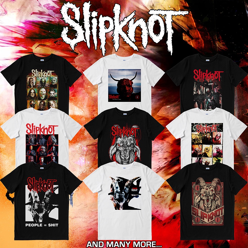 Jual SLIPKNOT | T-SHIRT BAND | GROOVE METAL | MERCHANDISE | Shopee ...