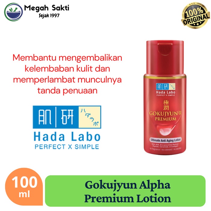 Jual Megah Sakti - Hadalabo Hada Labo Gokujyun Alpha PREMIUM Lotion 100 ...