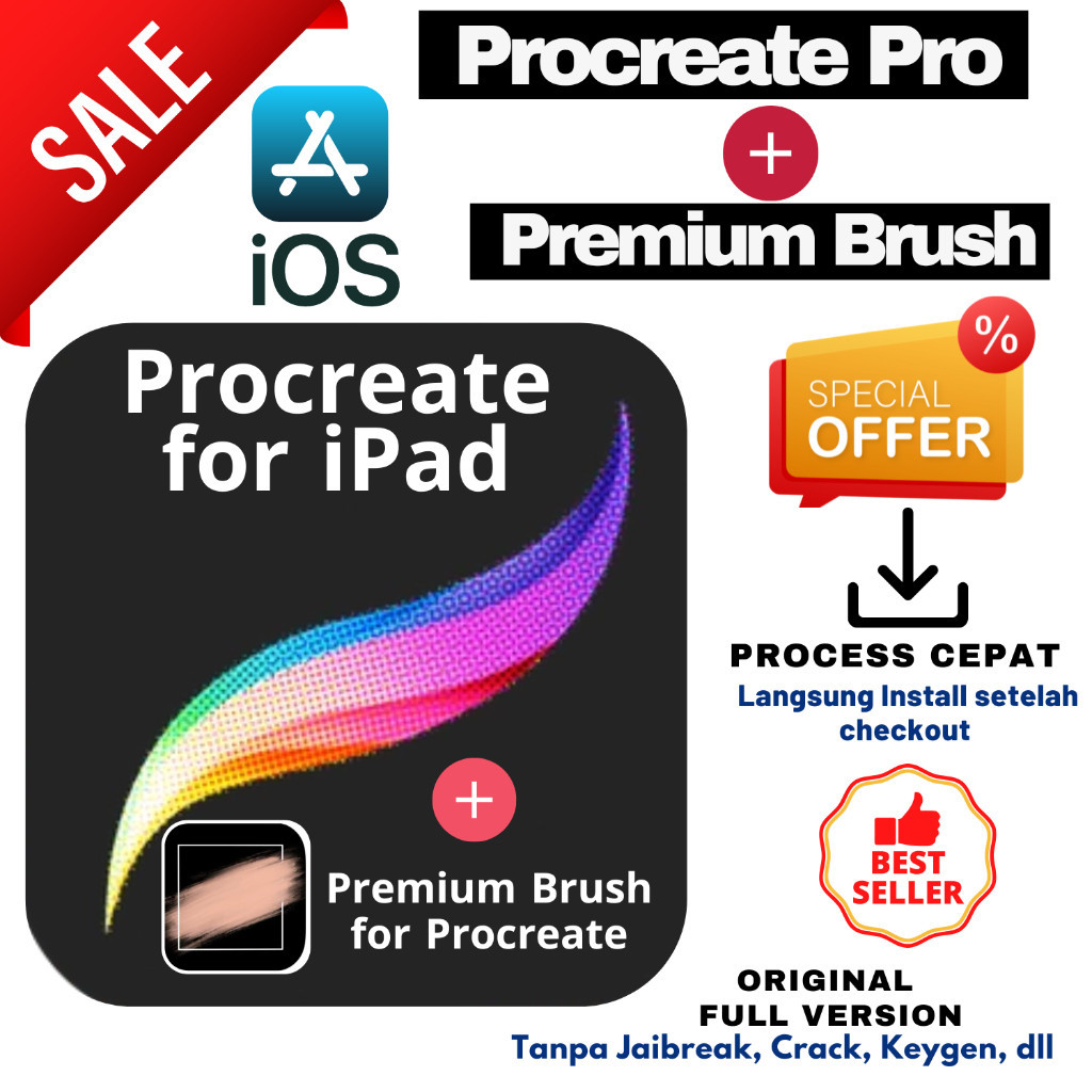 Harga Procreate Premium Terbaru Okt 2024 |BigGo Indonesia