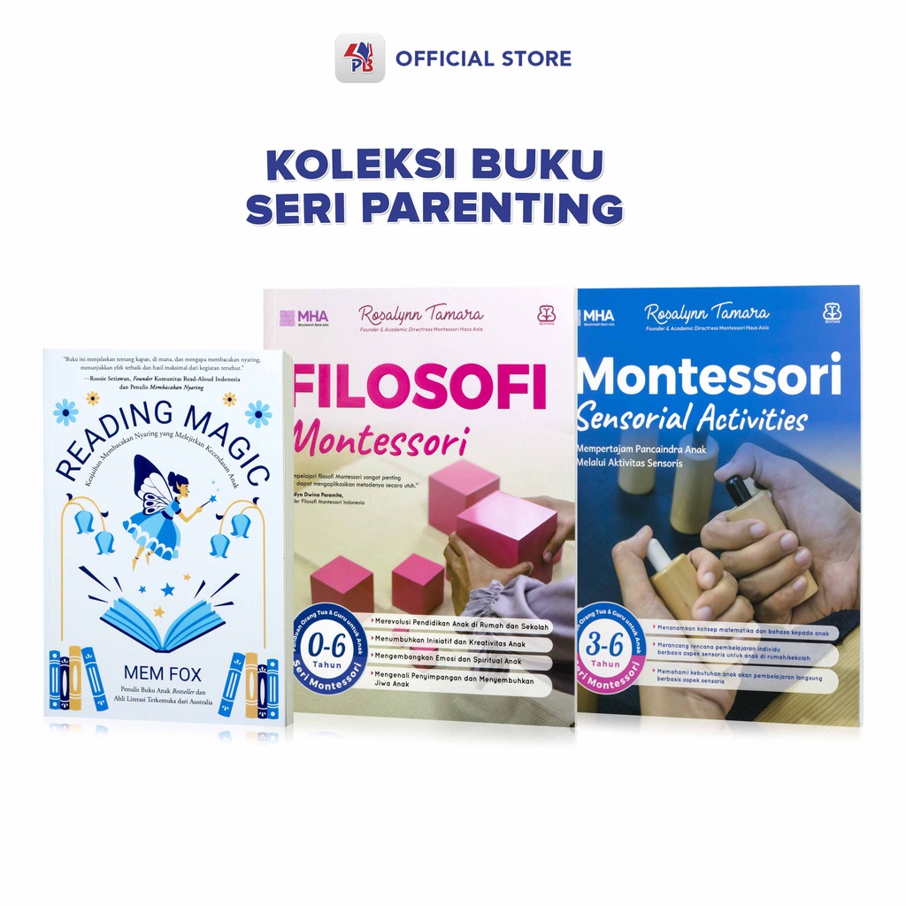 Jual Buku Parenting Reading Magic / Filosofi Montessori / Montessori ...