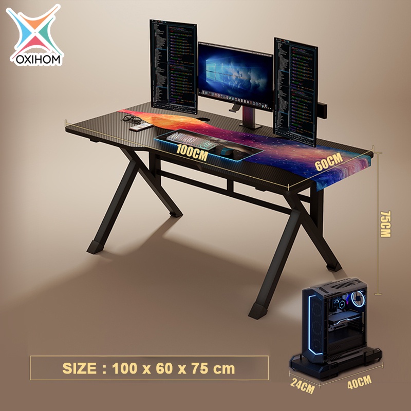 Jual Oxihom Meja Gaming Meja Belajar Meja Komputer PC Meja Kerja ...