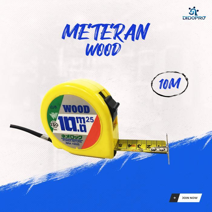 Harga Meteran 10 Meter Wood Terbaru Feb 2026 | BigGo Indonesia